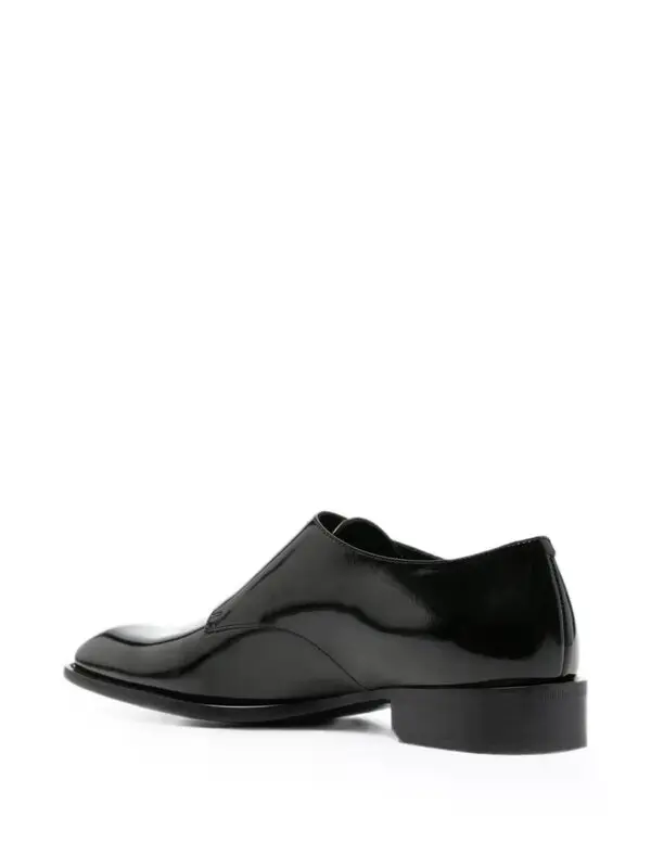 Saint Laurent Buckle-fastening Leather Oxford Shoes