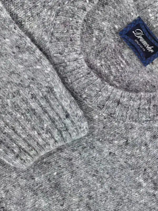 DRUMOHR Marl-knit Crew-neck Sweater