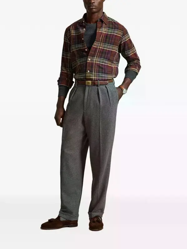 Polo Ralph Lauren Custom-fit Plaid Oxford Shirt
