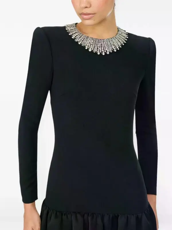 Jenny Packham Countessa Crystal-embellished Puff-hem Dress