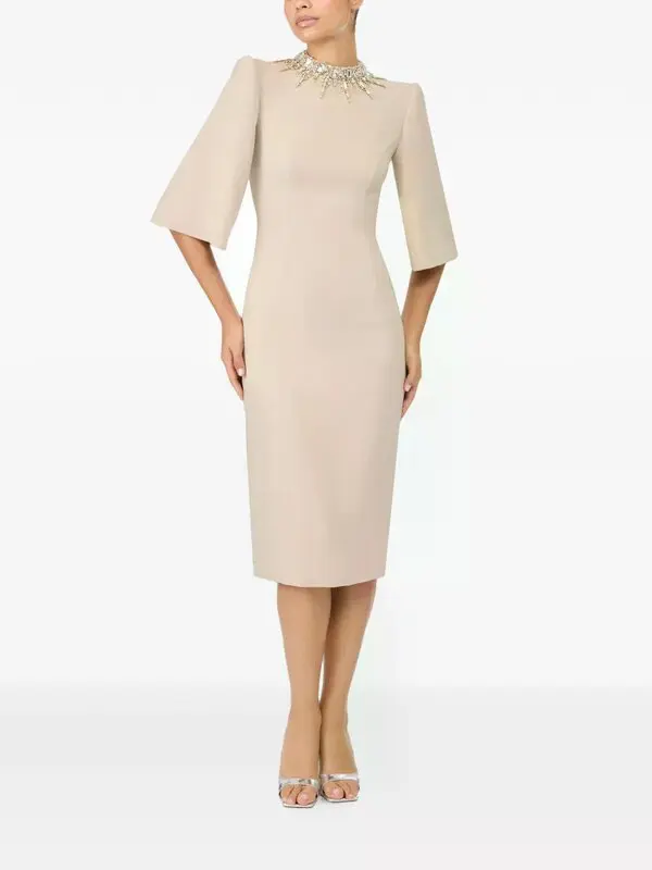 Jenny Packham Bibi Crystal-embellished Dress