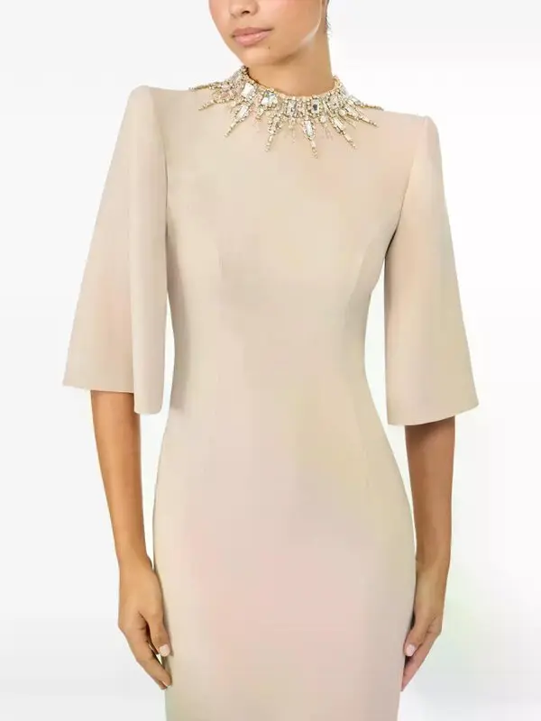 Jenny Packham Bibi Crystal-embellished Dress
