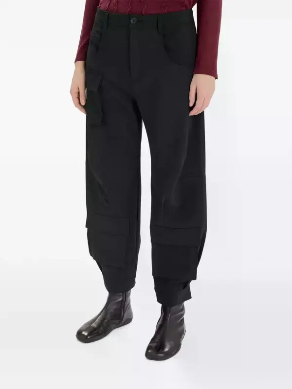 High All In Multi-pocket Cargo Tapered Trousers