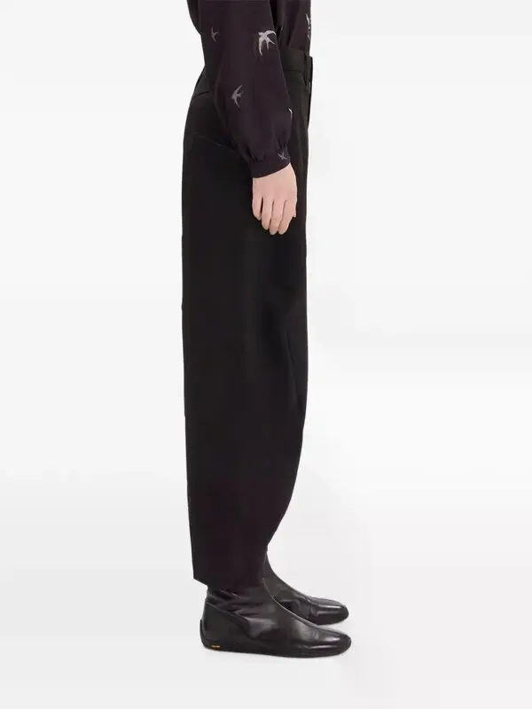 High Grece Panelled Tapered Trousers