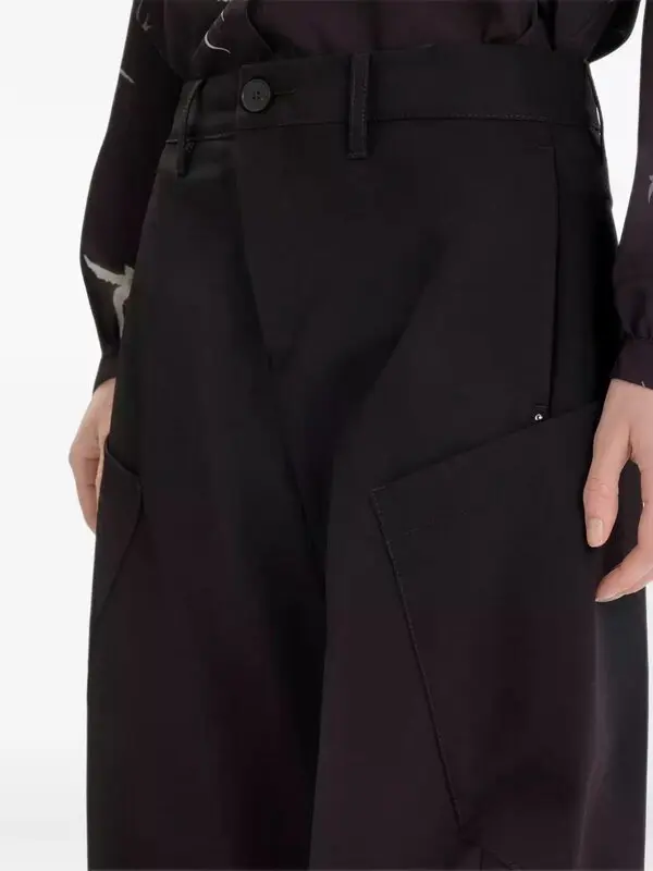 High Grece Panelled Tapered Trousers