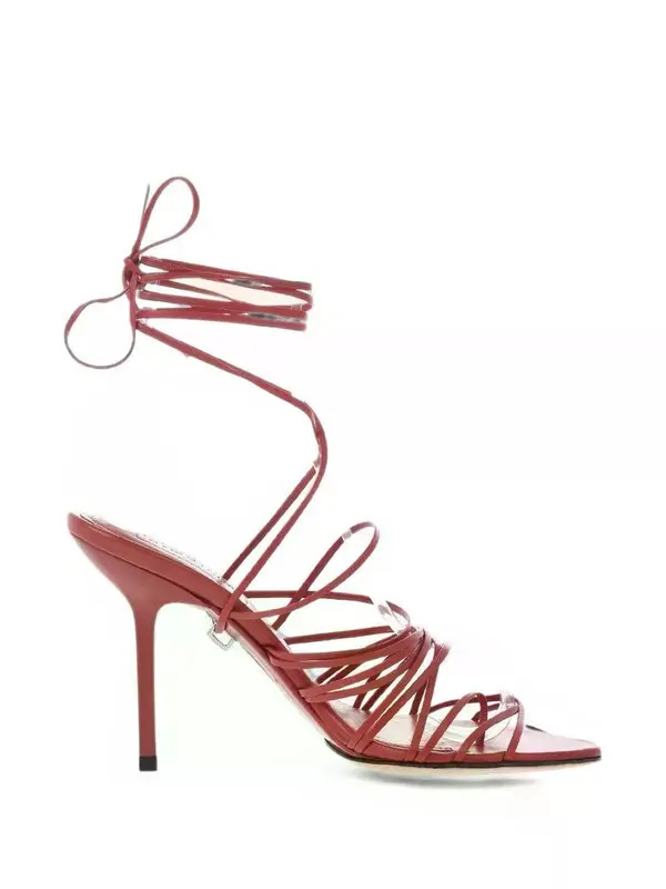 ARMARIUM Brooke Lace-up Sandals - Red