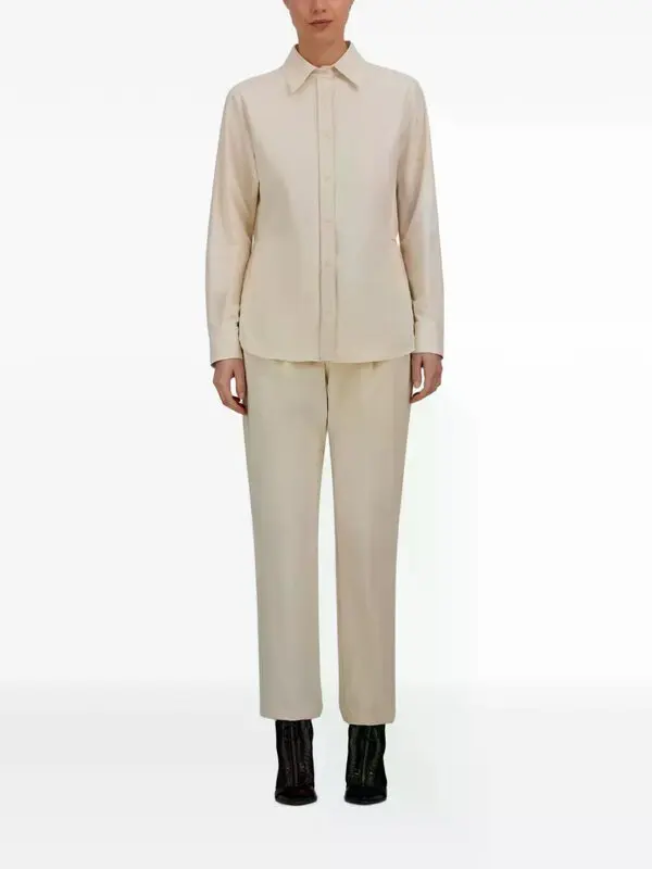 Herno Elasticated Drawstring-waist Straight Trousers