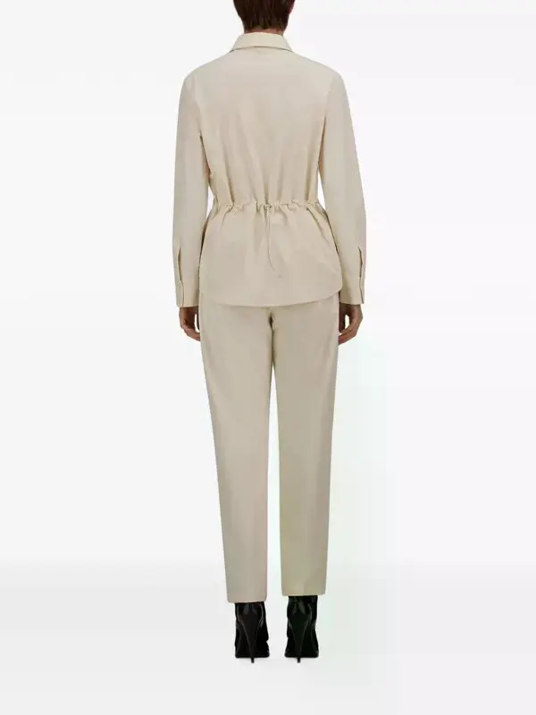 Herno Elasticated Drawstring-waist Straight Trousers
