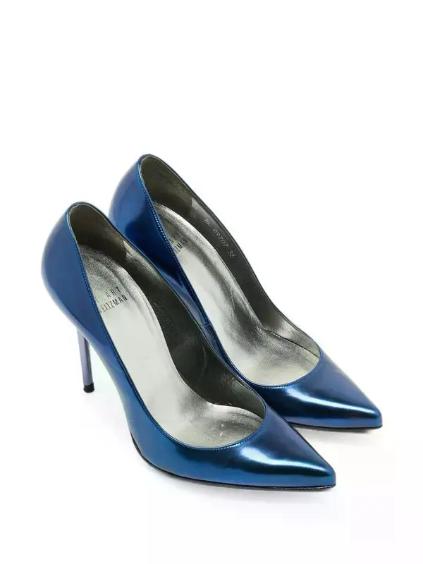 STUART WEITZMAN Pointed-toe Patent Leather Pumps