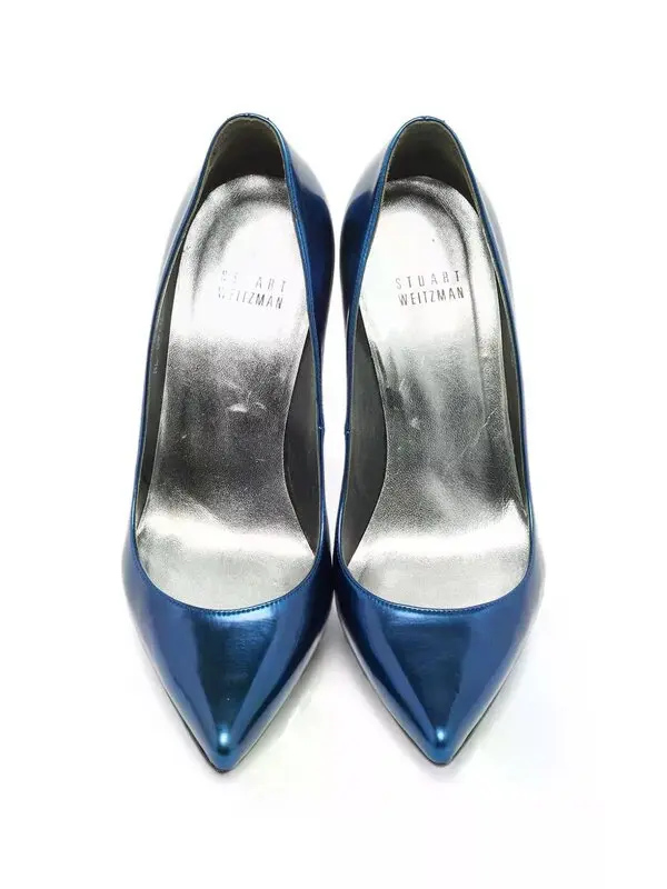 STUART WEITZMAN Pointed-toe Patent Leather Pumps