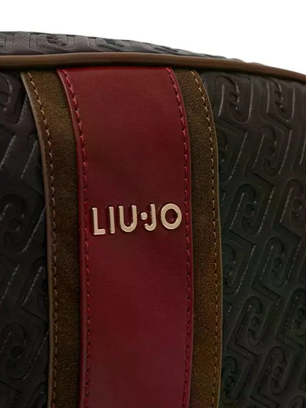 Liu Jo Embossed Monogram Crossbody Bag