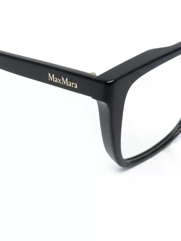 Max Mara Logo-print D-frame Glasses