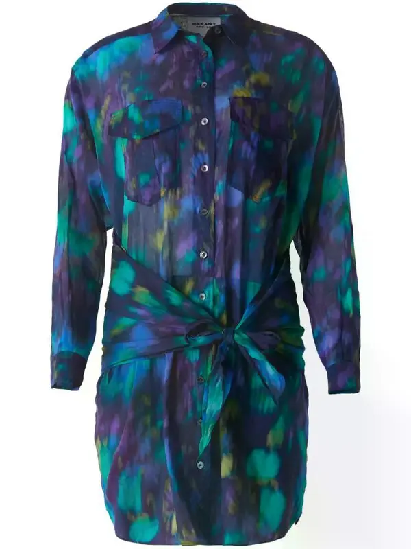 MARANT ETOILE Nueva Mini Dress - Blue