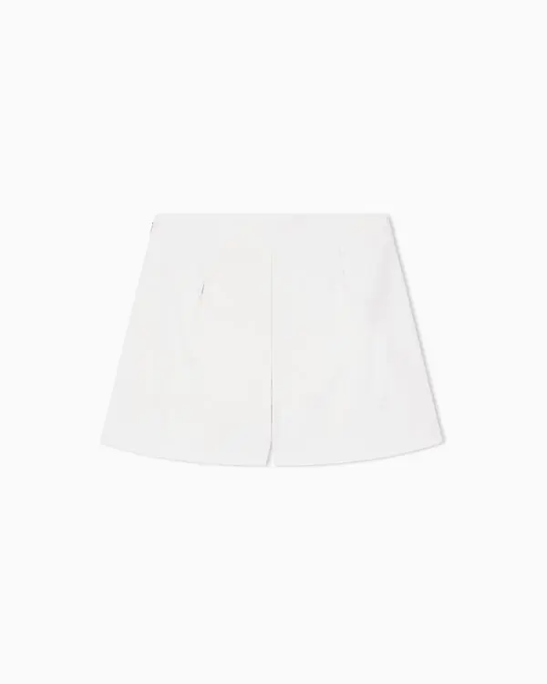 Armani Exchange Regular Fit Shorts Organic Stretch Cotton Twill