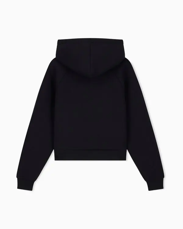 Armani Exchange Recycled Scuba Hoodie - Black
