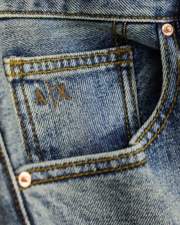 Armani Exchange Slim Fit Cotton Denim Jeans