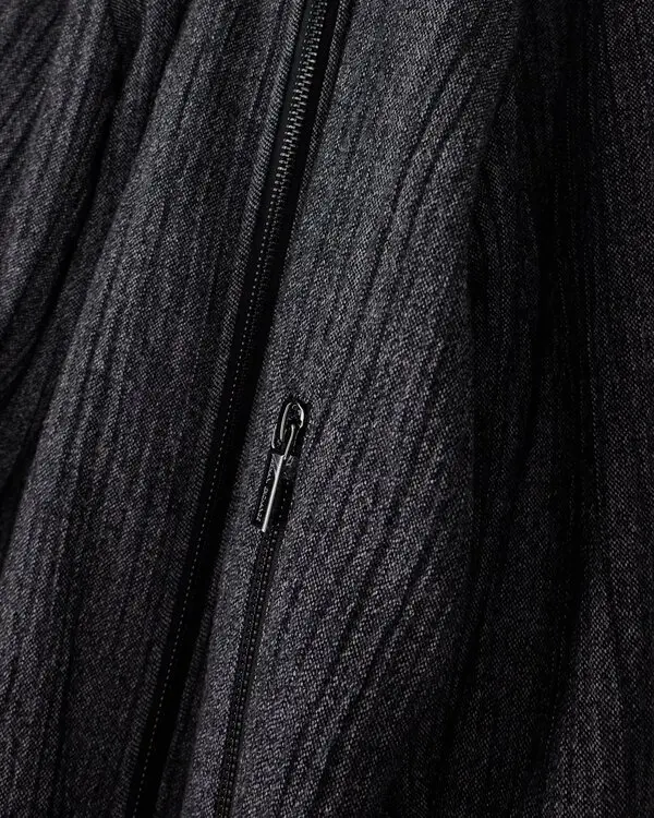 Armani Exchange Stretch Viscose And Virgin Wool Blouson Jacket
