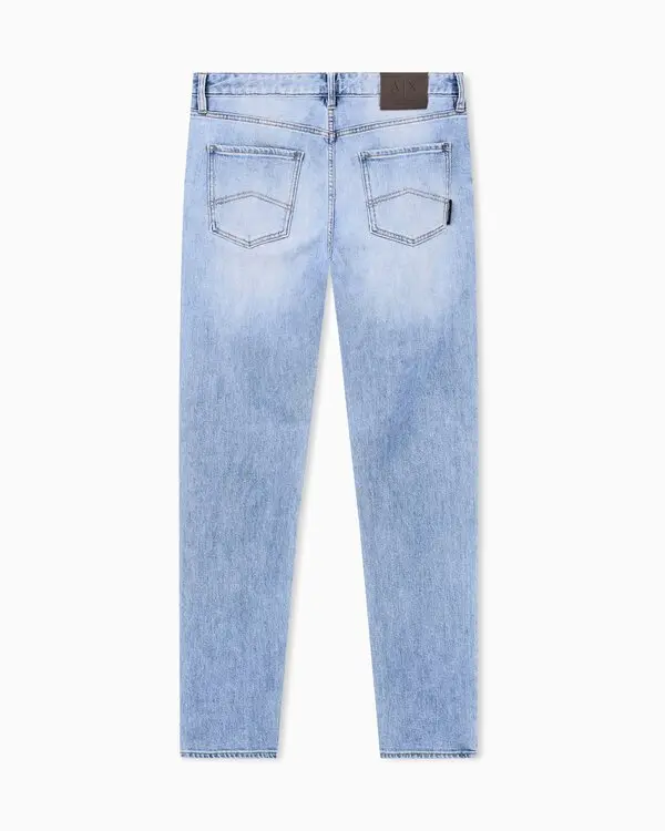 Armani Exchange Slim-fit Five-pocket Jeans - Blue