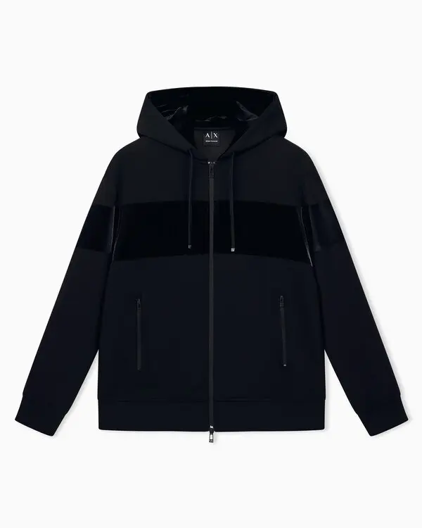 Armani Exchange Sweatshirt In Stretch Modal Jersey