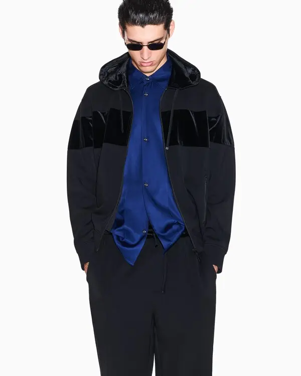 Armani Exchange Sweatshirt In Stretch Modal Jersey