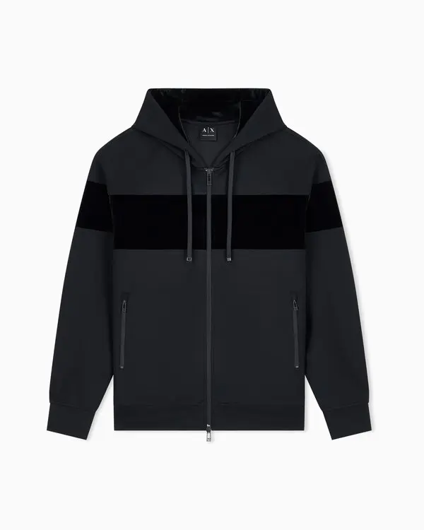 Armani Exchange Sweatshirt In Stretch Modal Jersey