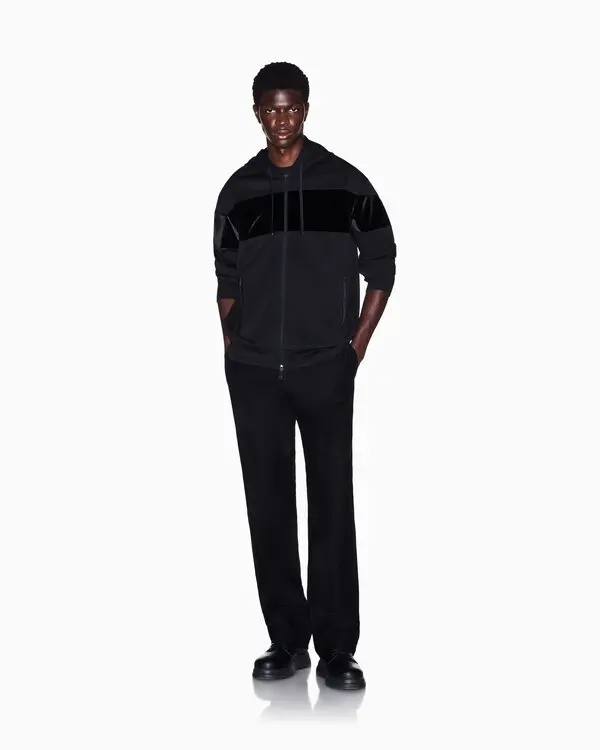 Armani Exchange Sweatshirt In Stretch Modal Jersey