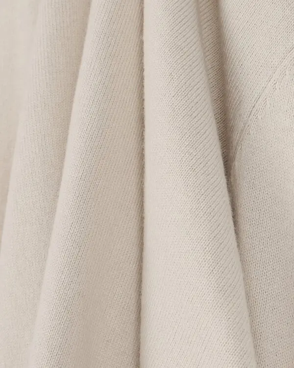 Armani Exchange Regular Fit Viscose And Cashmere Pullover - Beige
