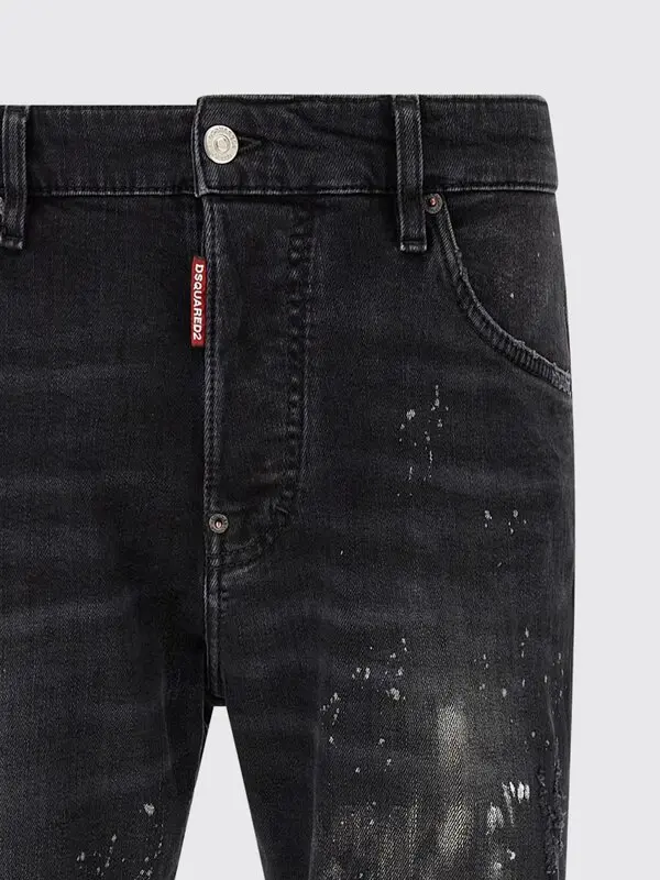 Dsquared2 Mid-rise Skinny Fit Jeans In Stretch Denim