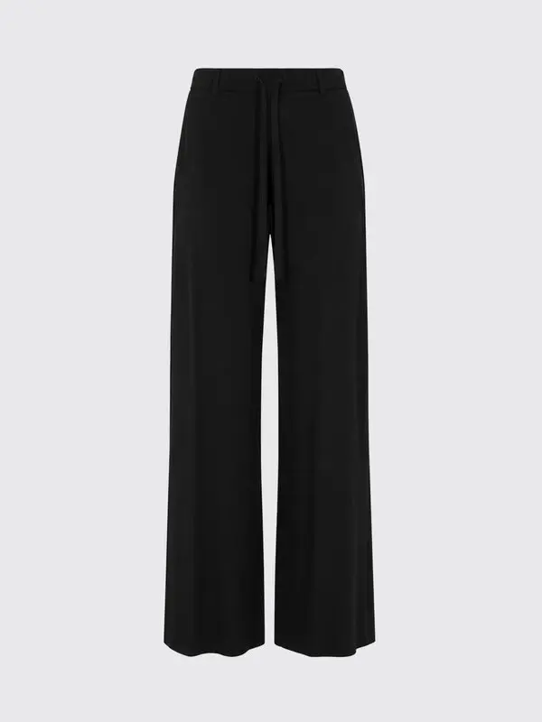Max Mara Wide-leg Jersey Jogging Pants - Black