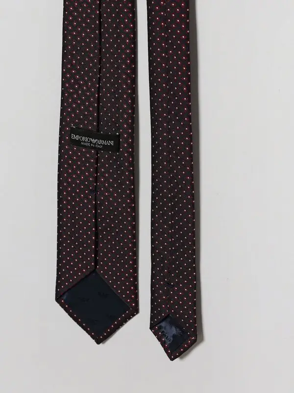 Emporio Armani 100% Pure Silk Polka Dot Neck Tie - Multicolor