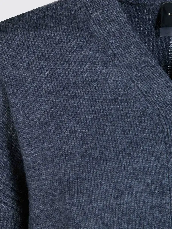 Pinko V-neck Wool And Cashmere Blend Cardigan With Button Closure
