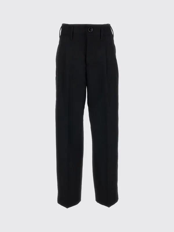 AMI Paris High-waisted Straight-leg Wool Trousers