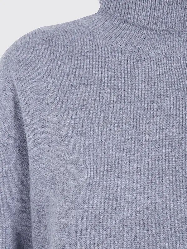 THE FRANKIE SHOP Turtleneck Sweater In Wool And Cashmere With Ribbed Trim