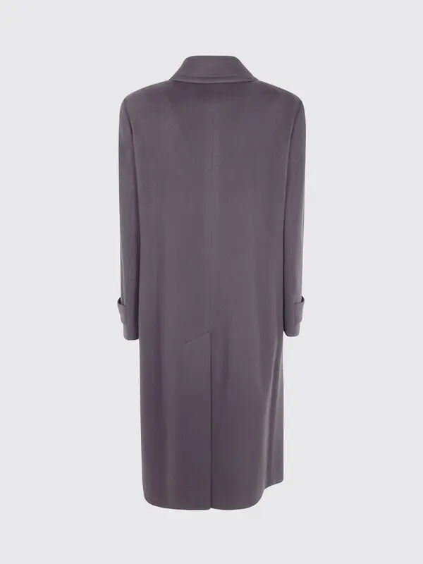 Tagliatore Single-breasted Virgin Wool And Cashmere Coat - Brown