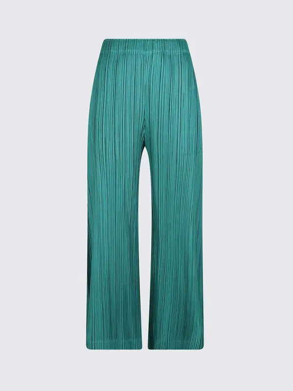 Issey Miyake High-waisted Pleated Wide-leg Trousers