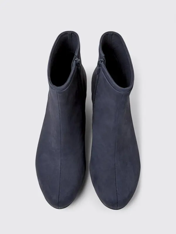 Camper Helena Nubuck Leather Ankle Boots