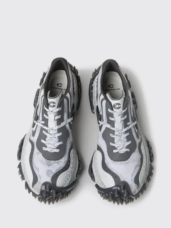 Camper Tornado Two-tone Technical Fabric Sneakers With Chunky Sole