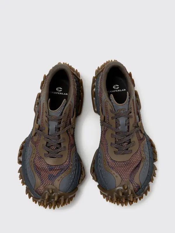 Camper Bi Tornado Sneakers In Technical Fabric With A Chunky Sole