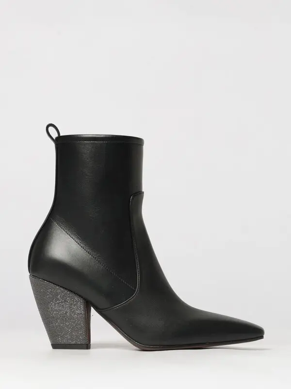 Brunello Cucinelli Leather Ankle Boots