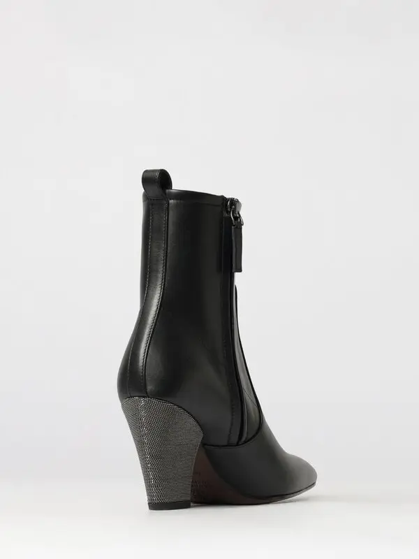 Brunello Cucinelli Leather Ankle Boots