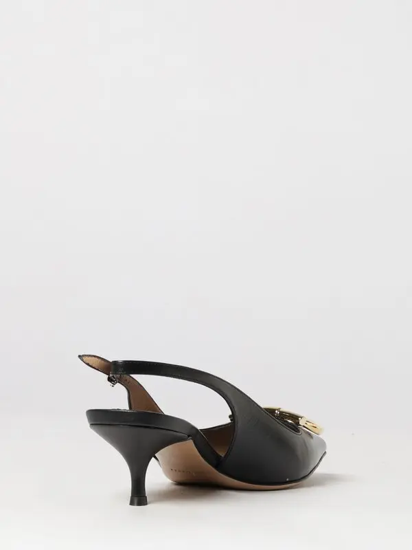 FERRAGAMO Gancini Low Heel Slingback Pumps