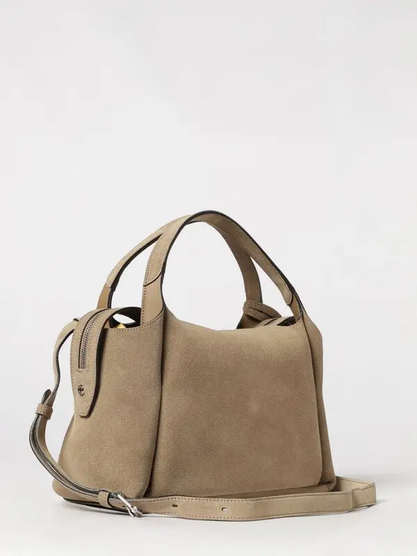 TOD'S Suede Handbag - Grey