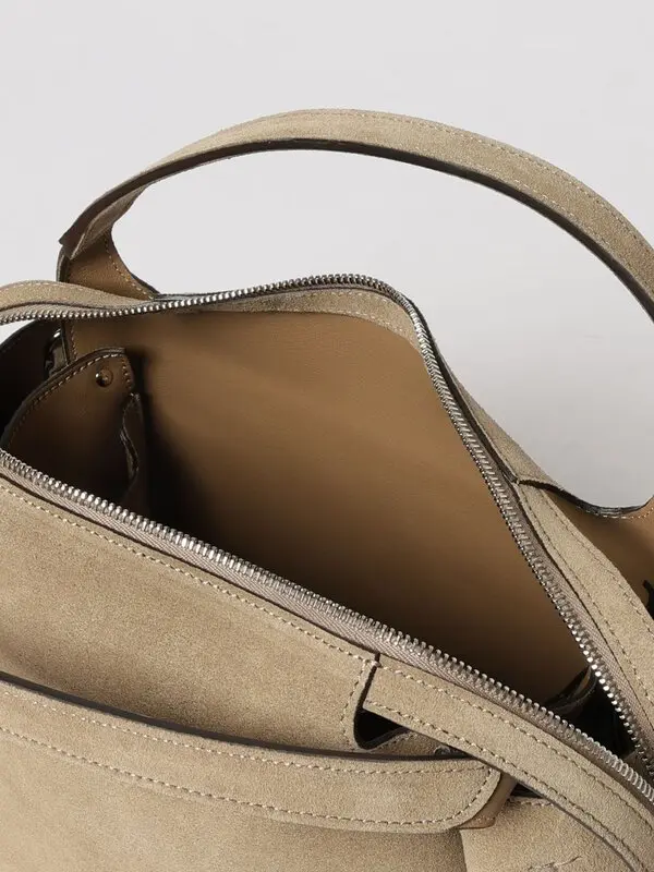 TOD'S Suede Handbag - Grey