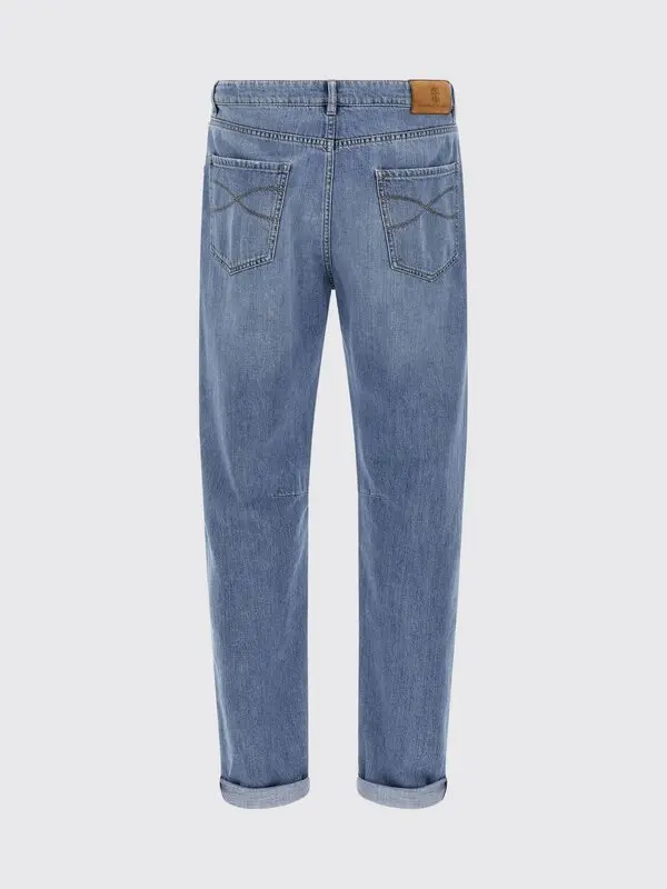 Brunello Cucinelli Slim Fit Denim Jeans - Blue