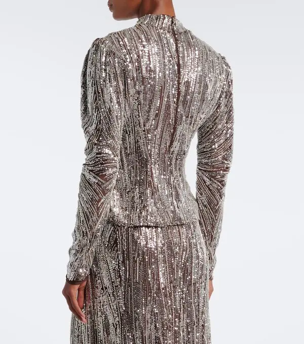 Rabanne Sequined Top