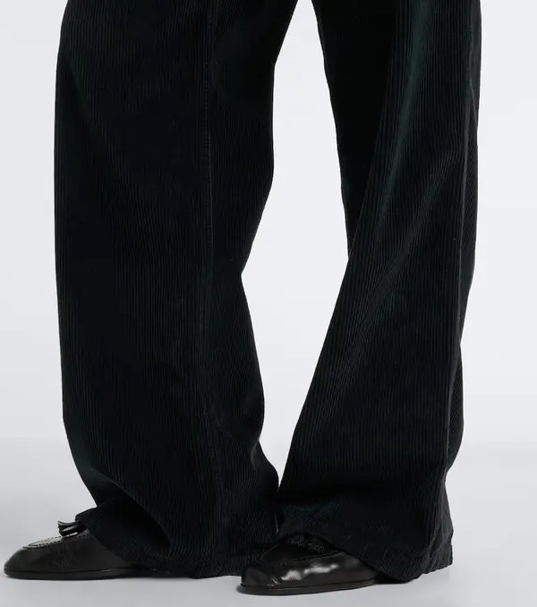 THE ROW Adler Cotton Corduroy Wide-leg Pants