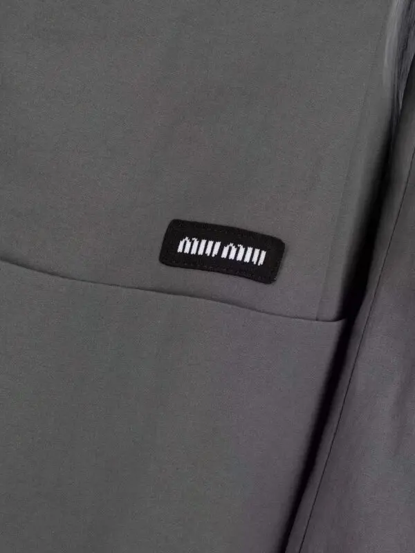 Miu Miu Washed Stretch Poplin Jacket