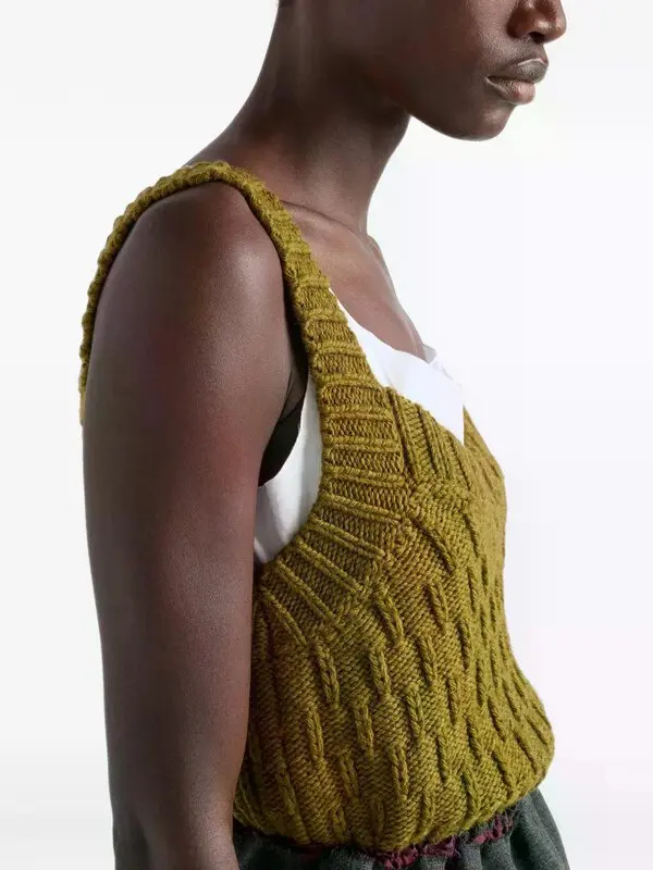 Prada Wool And Alpaca Top