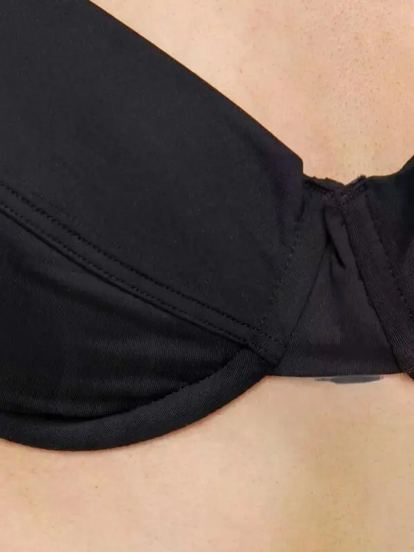 Michael Kors Underwired Bikini Top With Gold-tone Hardware