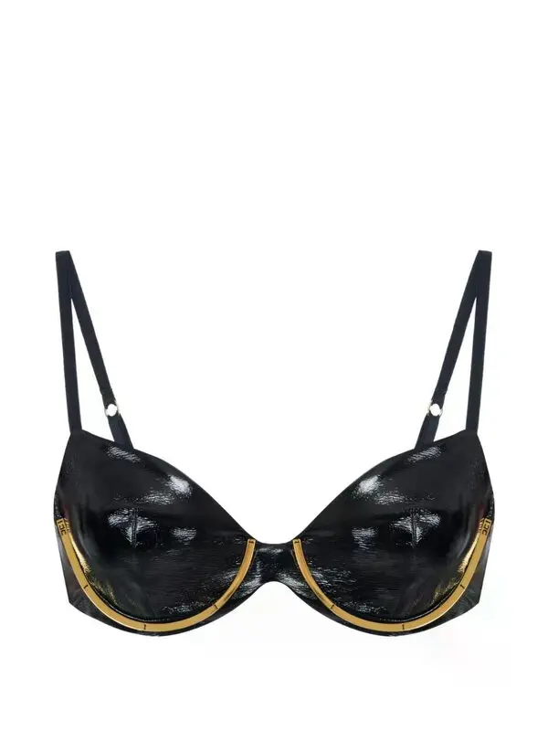 Elisabetta Franchi Bra With Jewel Details - Black